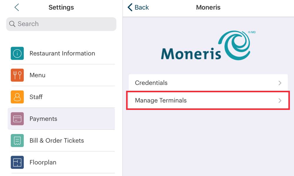 Setting Up Your Moneris Desk/5000 or V400C Payment Terminal
