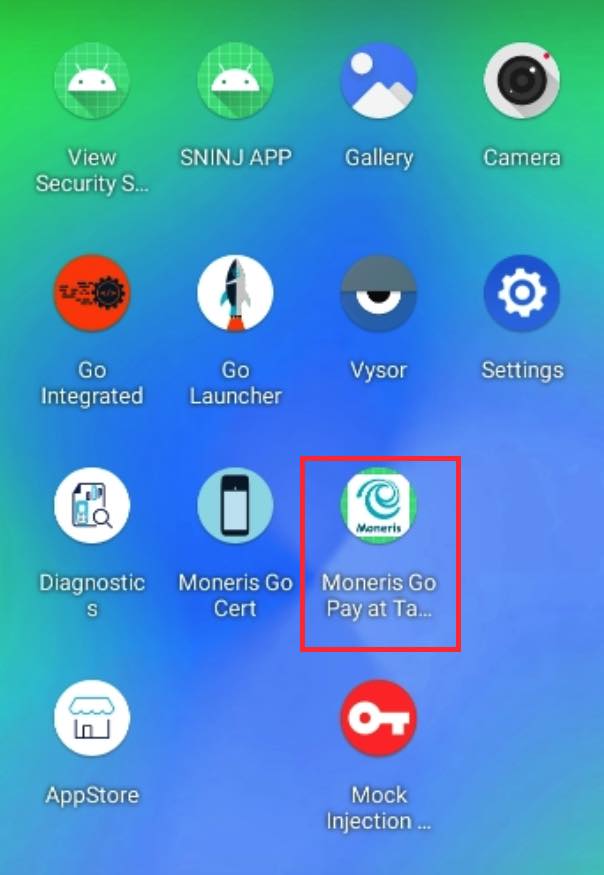 Moneris Go Pay At Table: Taking a Payment