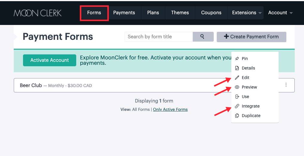 How to Set Up MoonClerk for Marketing Subscriptions
