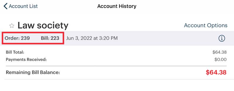 Moving an Account Payment to Another Account
