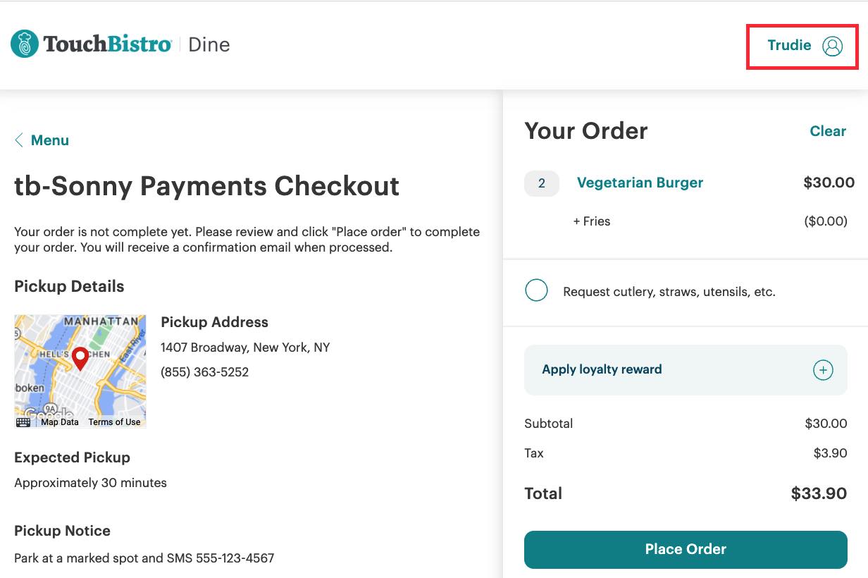 How to Create and Manage a Diner Account Via Online Ordering