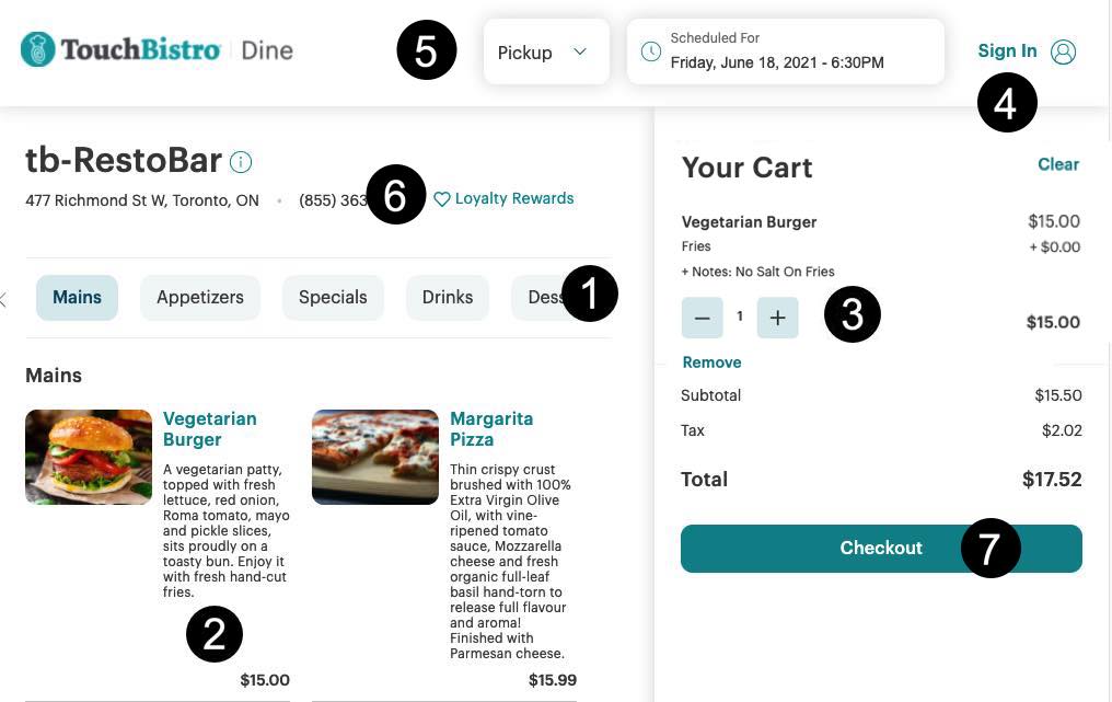 Understanding the Diner Online Ordering Experience