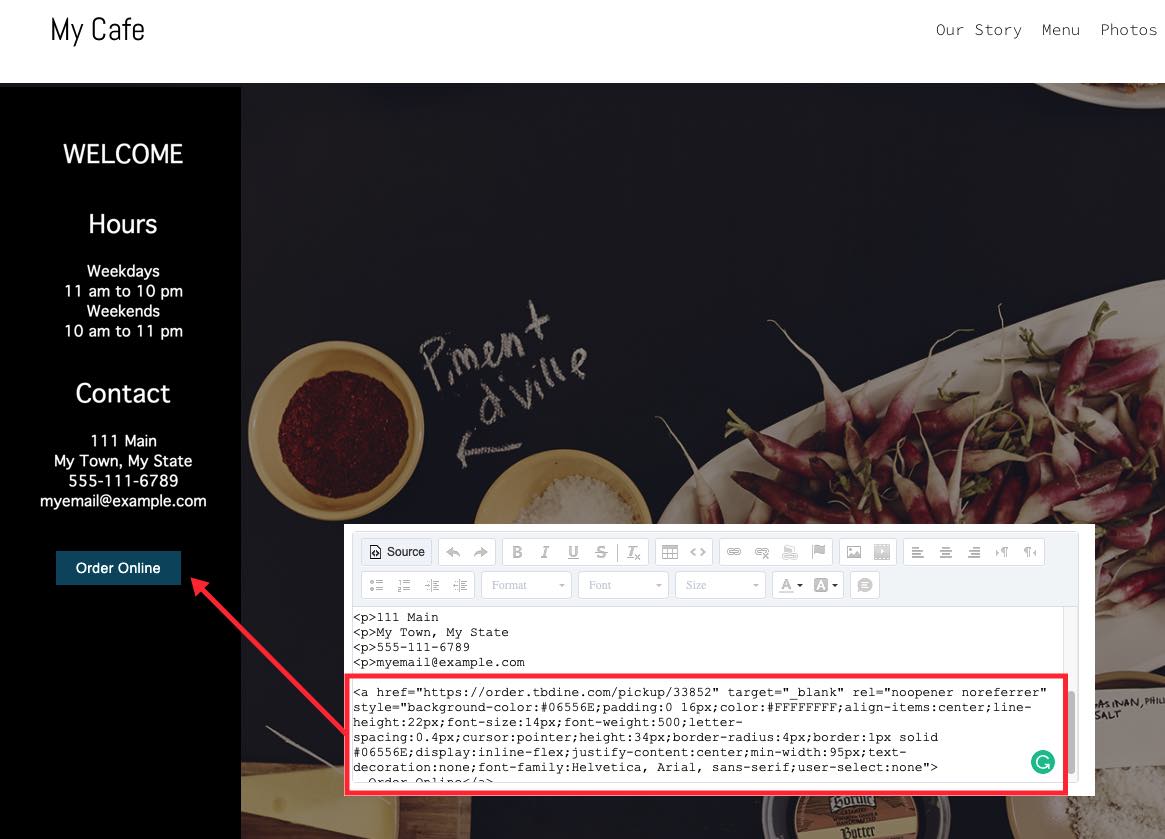 Linking Your Online Ordering Page to Your Restaurant Website and Social ...