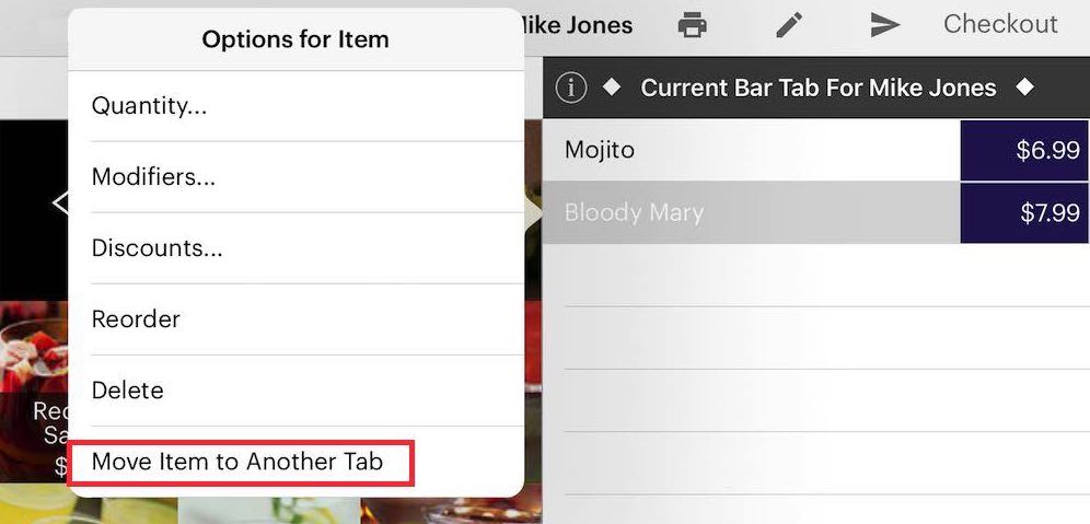 How Do I Take Bar Tab Orders?