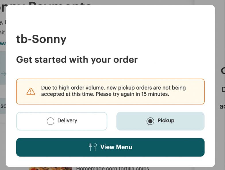 Understanding the Diner Online Ordering Experience