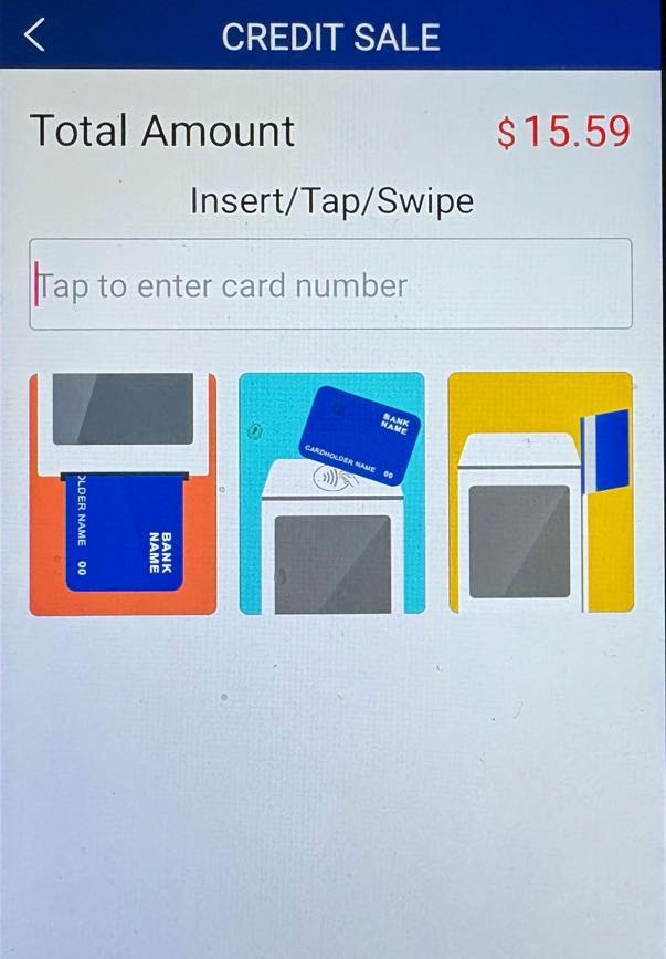 Taking a Payment with PAX Pay-at-Table for TouchBistro Payments