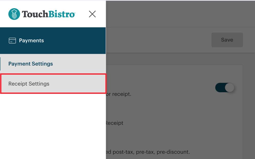 Setting Up the TouchBistro - Payrix Lane/3000