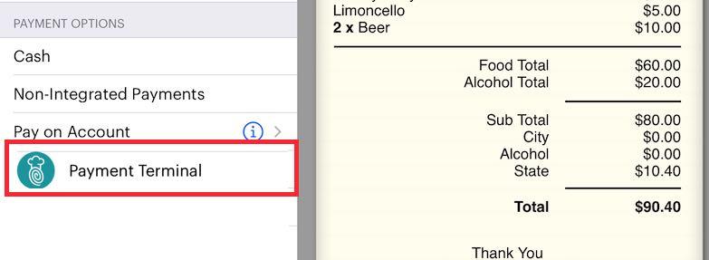 Taking Payments with the TouchBistro - Payrix Lane/3000 and Link/2500