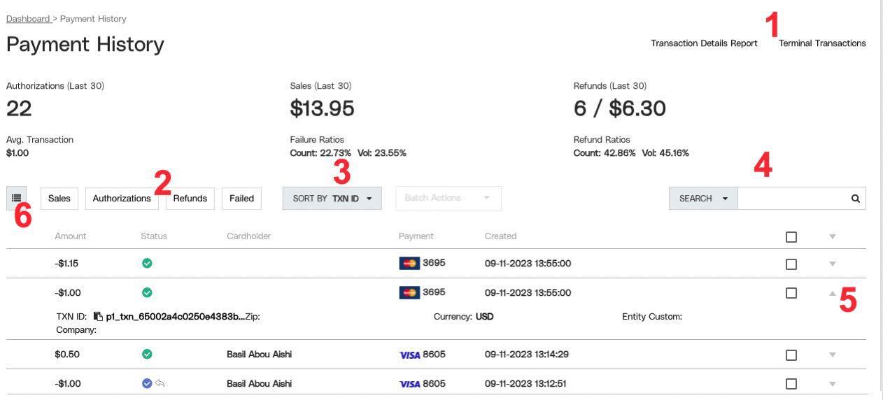 Using Your TouchBistro Payrix Portal