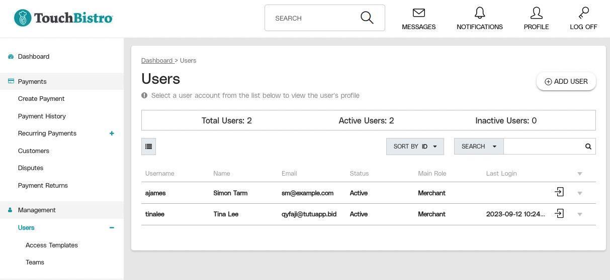 Using Your TouchBistro Payrix Portal