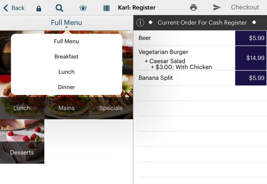How Do I Take a Simple Order with My Cash Register?