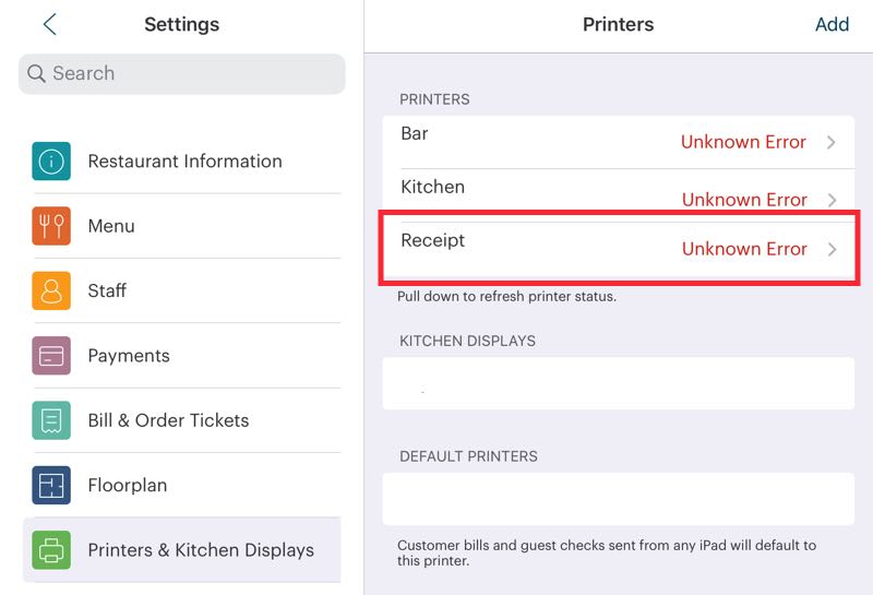 How to Set Up Printers in Cloud Menu