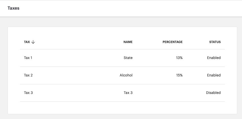 How to Enable Tax in Cloud Menu