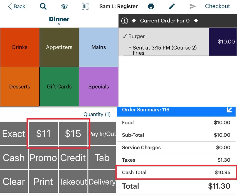 How Do I Checkout Diners?