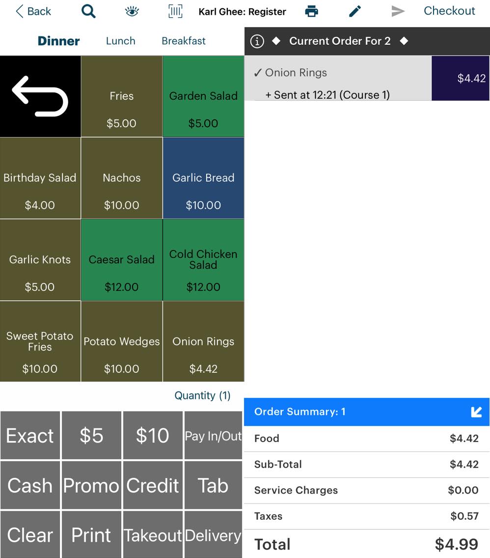 Setting Menu Items to Include Taxes in Menu Item Prices