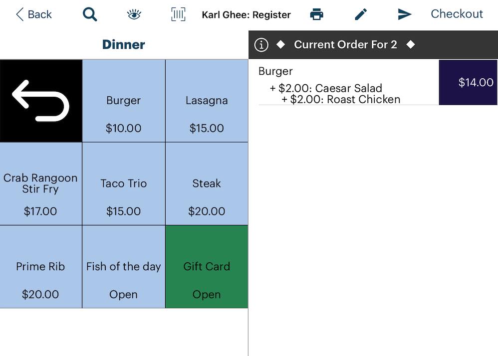 How To Use Menu Modifiers