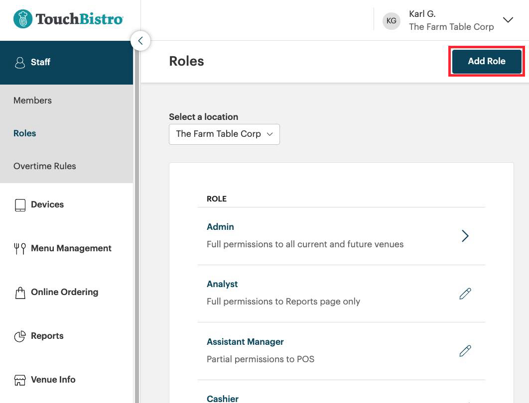 How to Edit or Add Roles with Staff Permissions