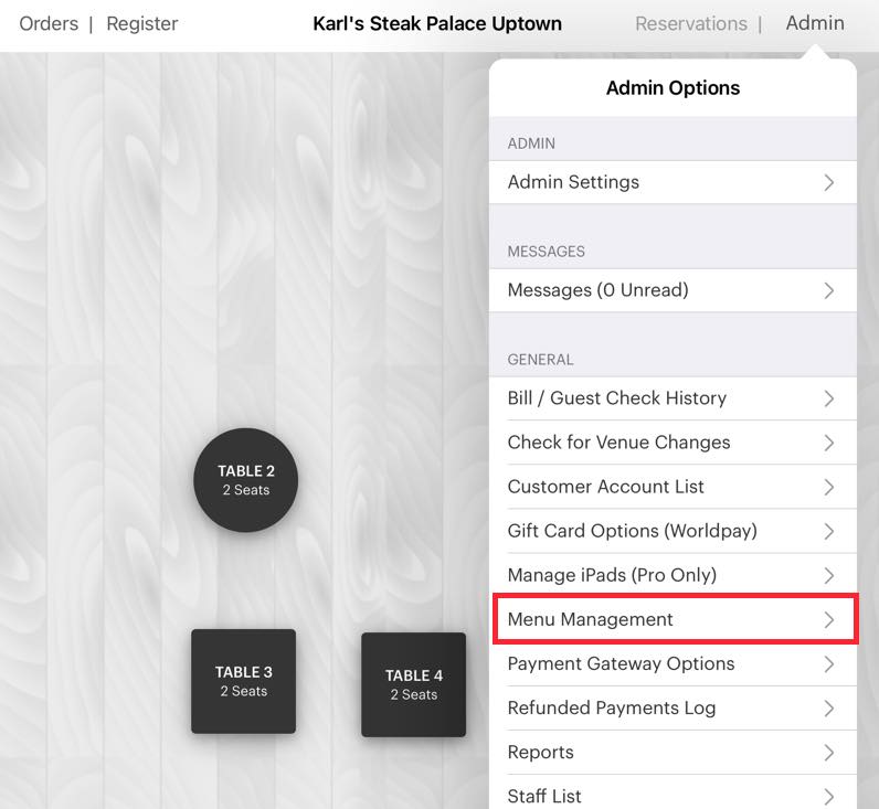 Menu Management: How to Use Menu Management