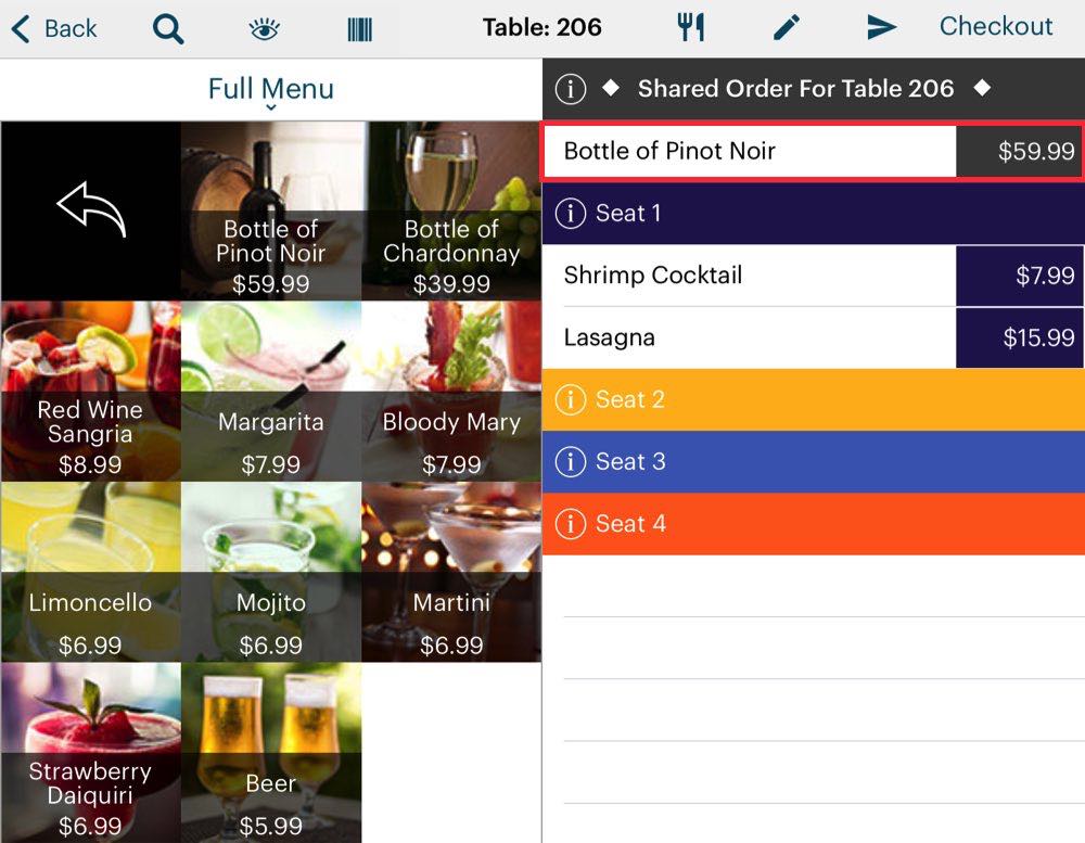 How Do I Take Orders for a Table?