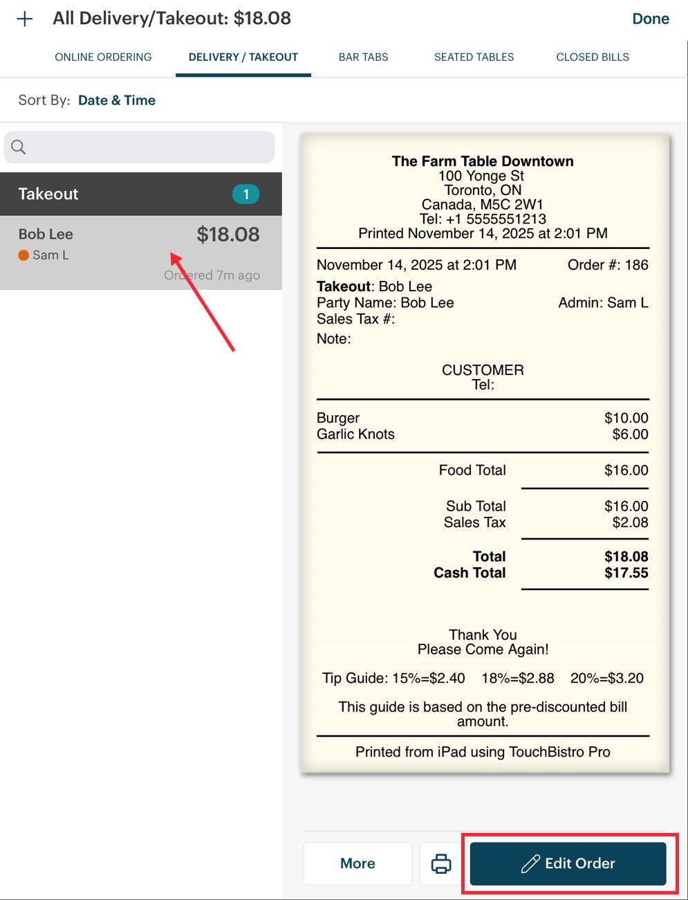 How Do I Create Takeout Orders?