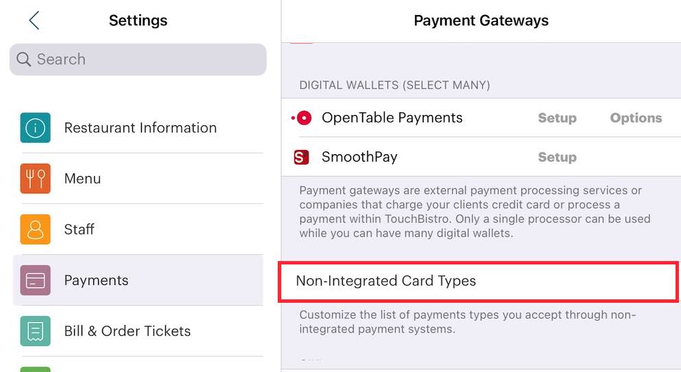 Using Your Payments Screen