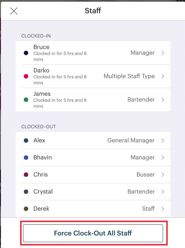 How To Manage the Staff List