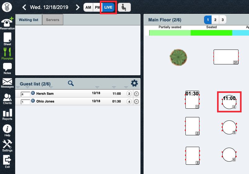 How Do I Use the Guest List Options in TouchBistro Reservations App?