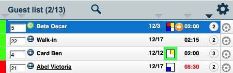 How Do I Use the Guest List Options in TouchBistro Reservations App?
