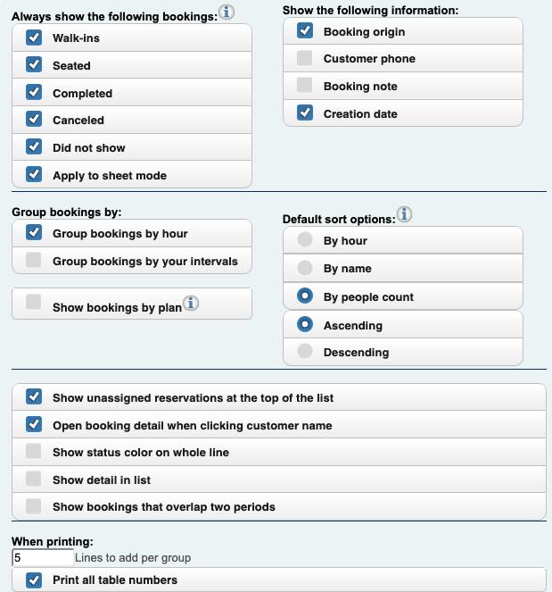 How Do I Use the Guest List Options in TouchBistro Reservations App?