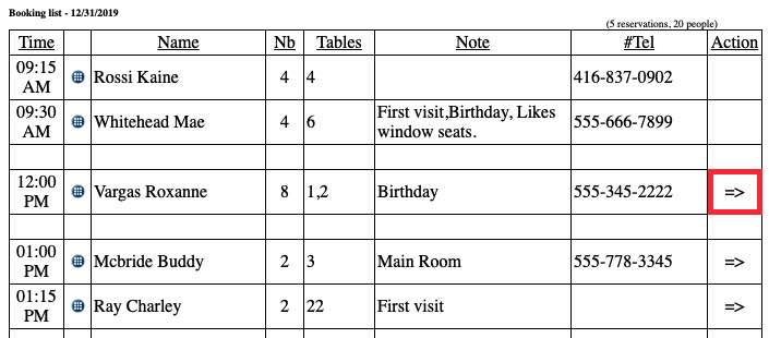 How Do I Use the Guest List in the TouchBistro Reservations App?
