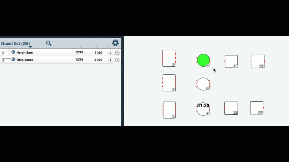 How Do I Use the Guest List in the TouchBistro Reservations App?