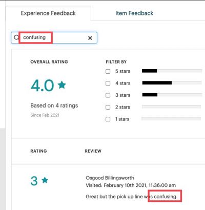 Step 6 - Managing Diner Feedback