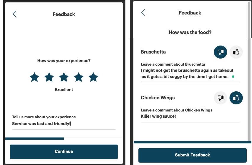 Managing Diner Feedback