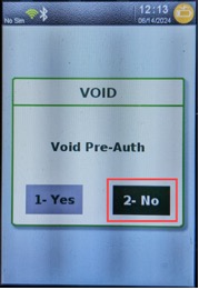 How Do I Do a Void with the TD Desk/5000 and TD Move/5000 Semi-Integrated?