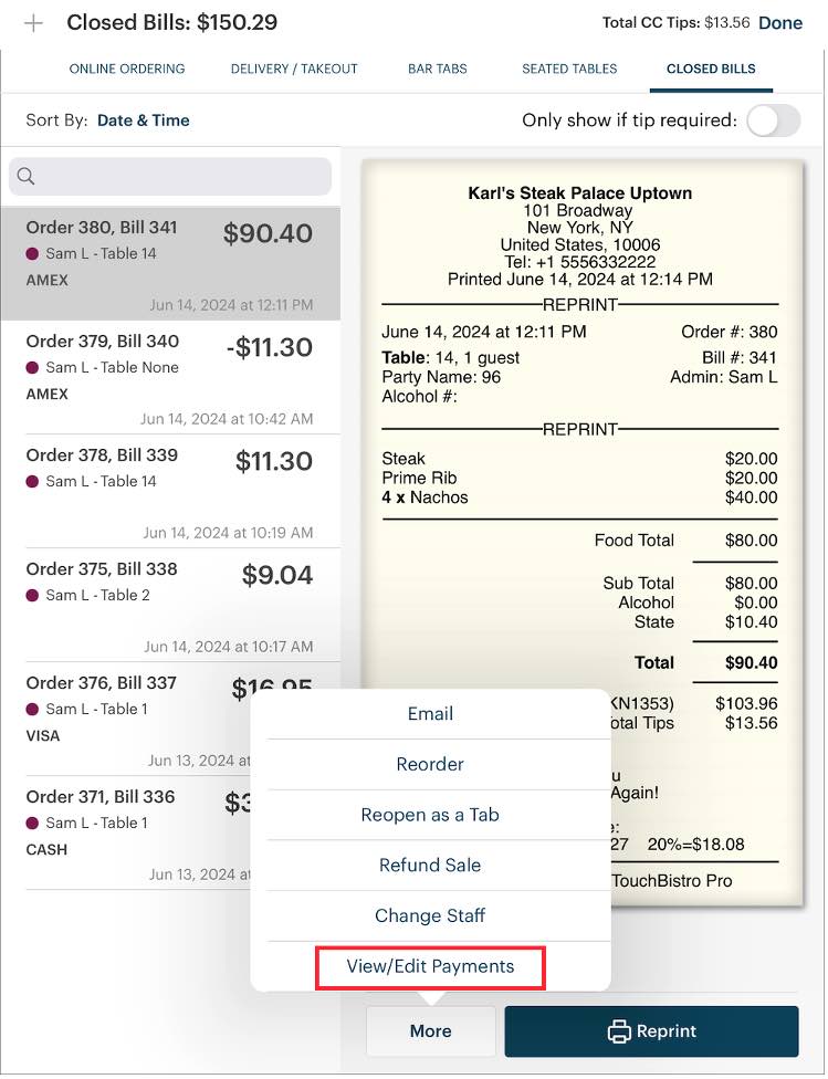 How Do I Do a Void with the TD Desk/5000 and TD Move/5000 Semi-Integrated?
