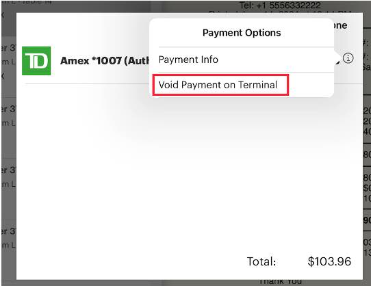 How Do I Do a Void with the TD Desk/5000 and TD Move/5000 Semi-Integrated?