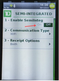 How to Set Up a TD Move/5000 in Semi-Integrated Mode