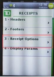 How to Set Up a TD Move/5000 for iPay@Table