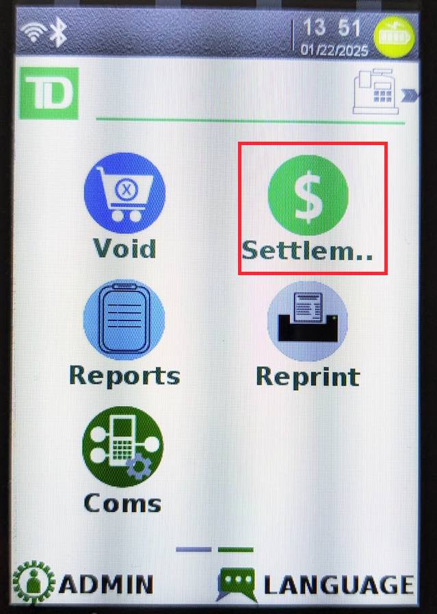 Performing a Manual Download for your TD terminal