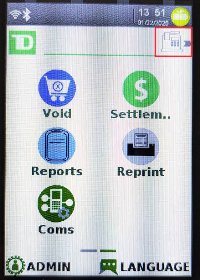 Performing a Manual Download for your TD terminal