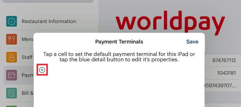 Setting Up the Worldpay Link/2500
