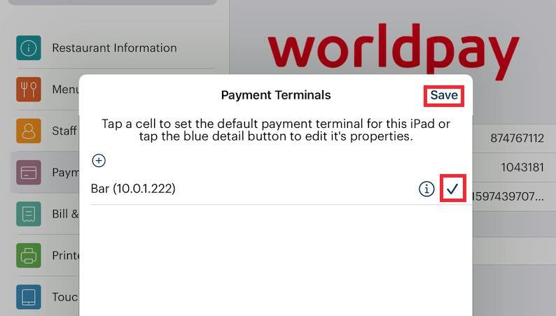 Setting Up the Worldpay Lane/3000