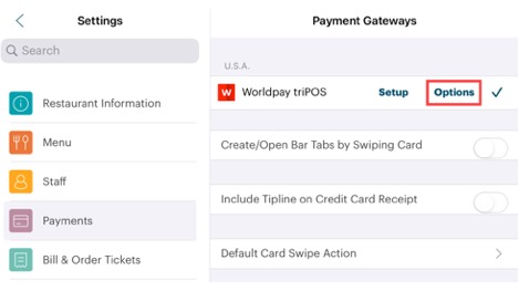 Setting Up the Worldpay Lane/3000